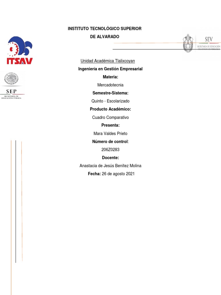 Mercadotecnia Cuadro Comparativo Valdes Prieto Mara 5 IGE | PDF ... Mercadotecnia Cuadro Comparativo Valdes Prieto Mara 5 IGE | PDF ...