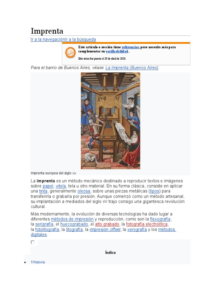 Imprenta | PDF | Imprenta | Johannes Gutenberg