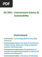 Environmental Studies Notes For Ug 1st Sem PDF | PDF