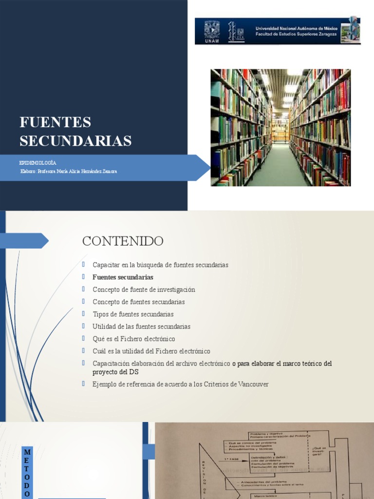 Fuentes Secundarias en Investigación | PDF | Internet | Tasa de mortalidad