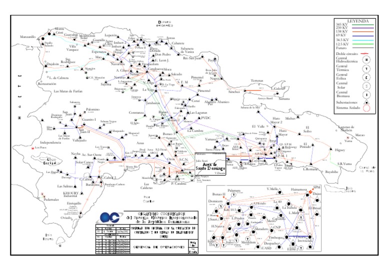 Plano RD Lineas Transmision 13012023 | PDF | República Dominicana