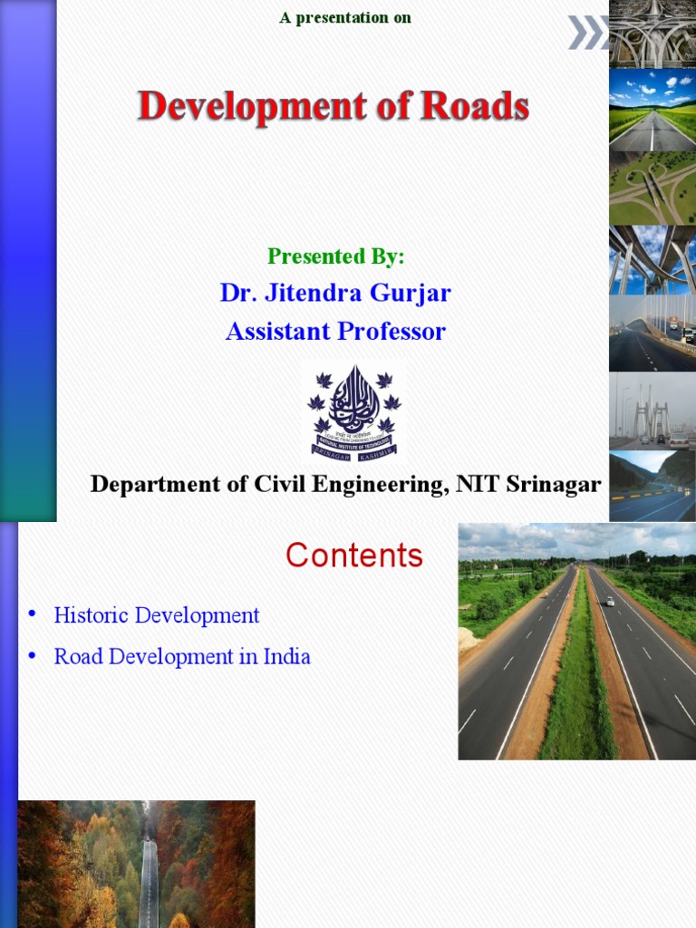 1.2 - Development of Roads | PDF | Road Surface | Road