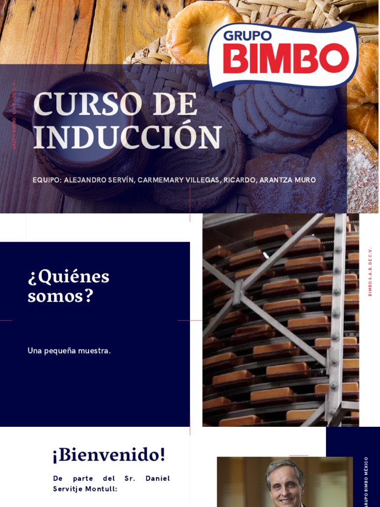 CURSO DE INDUCCIÓN bimbo | PDF