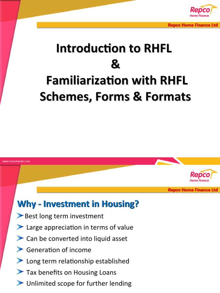 New RHFL Schemes & Forms - May 2022 | PDF | Loans | Mortgage Loan