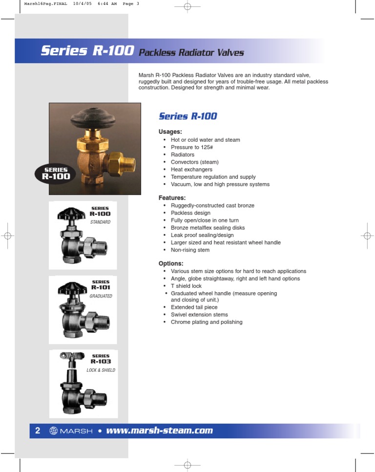 Radiator Valves R100 1 | PDF