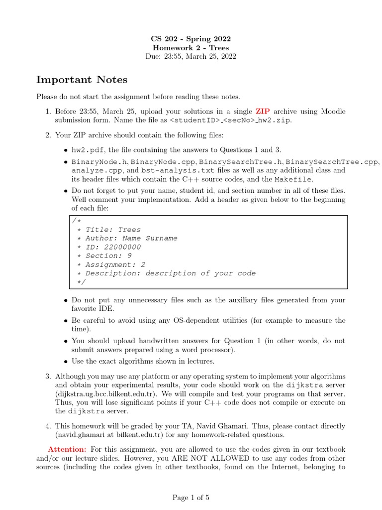 Binary Search Tree Implementation and Analysis: Designing Efficient Functions and Studying ...