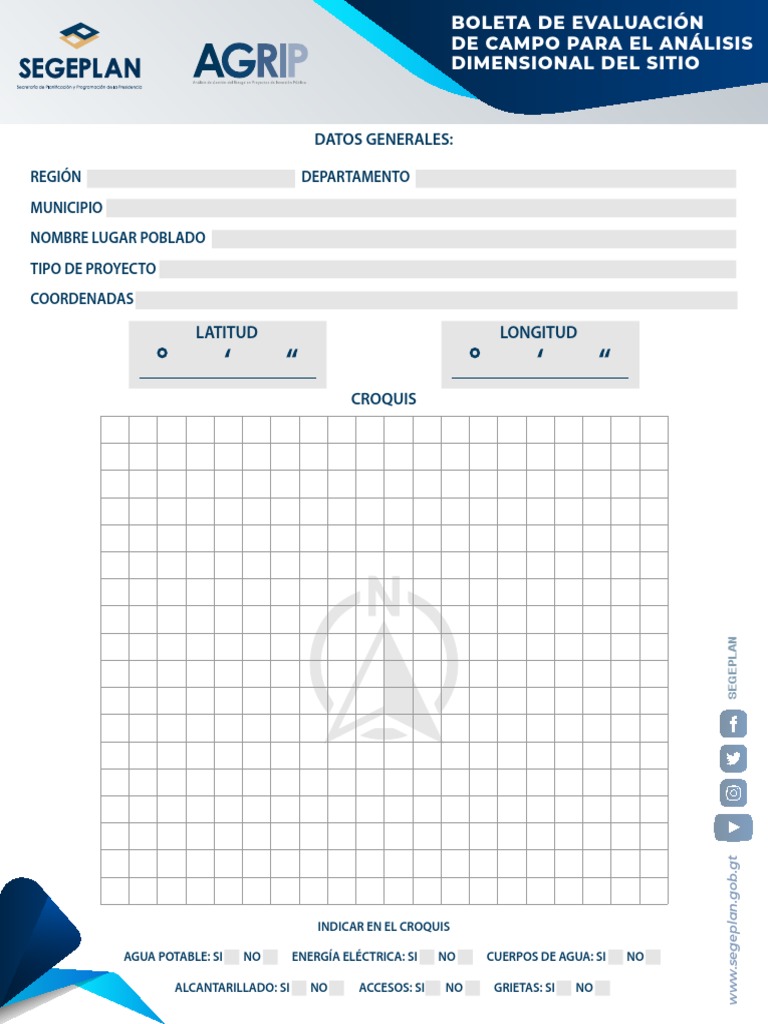 AGRIP Evaluacion Campo | PDF | Inundar | Volcán