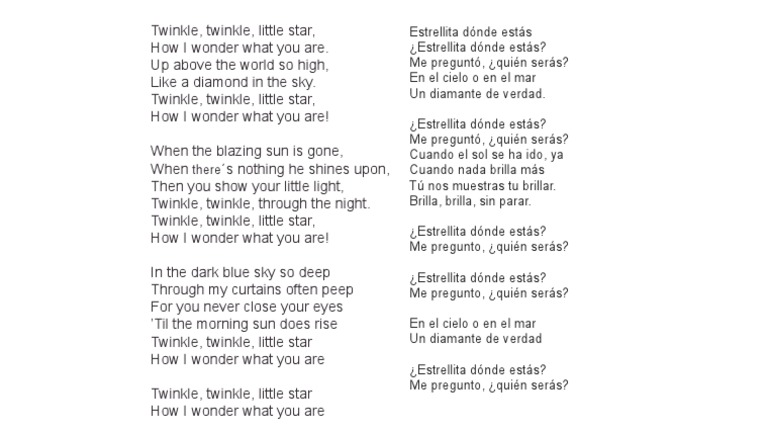 Cancion Estrellita | PDF