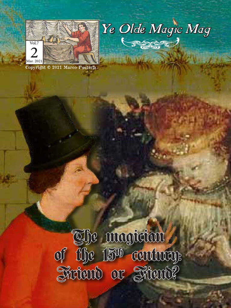Ye Olde Magic Mag Vol - 07 - Issue - 02 | PDF | Harry Houdini | Magic (Illusion)