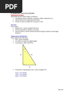 Directional Surveying Calculations (Minimum Curvature Method) | PDF ...