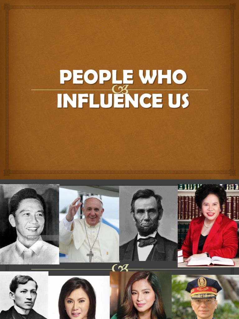 People Who Influence You | PDF | Cognition | Psychology