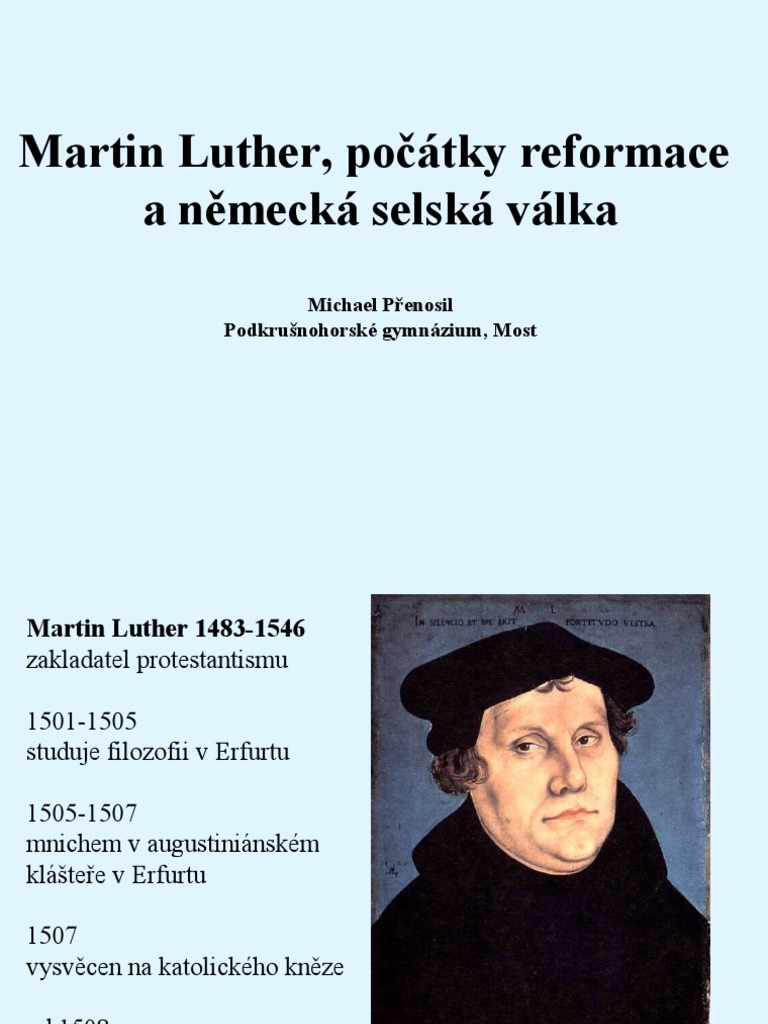 Reformace 1 V | PDF