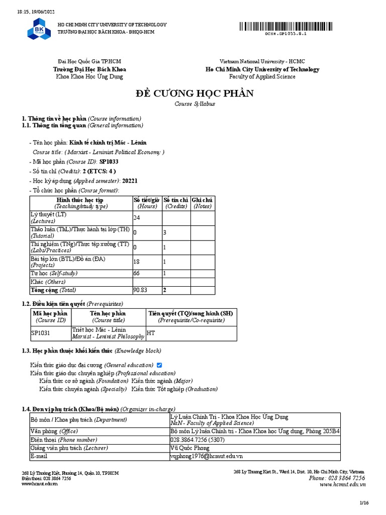 BK221 DCMH KTCT | PDF