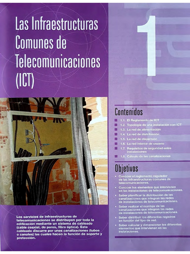 PIIT UD01 Las Infraestructuras Comunes de Telecomunicaciones | PDF