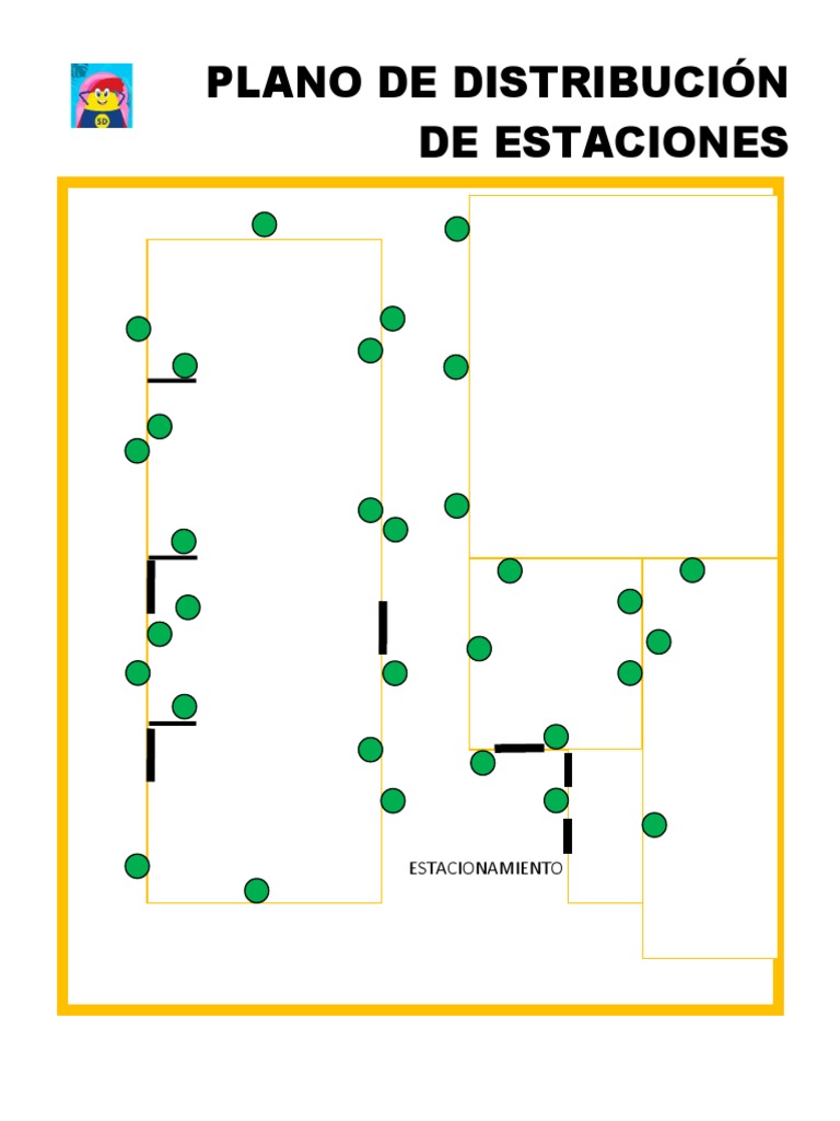 Diagrama de Estaciones para Control y Monitoreo de | PDF