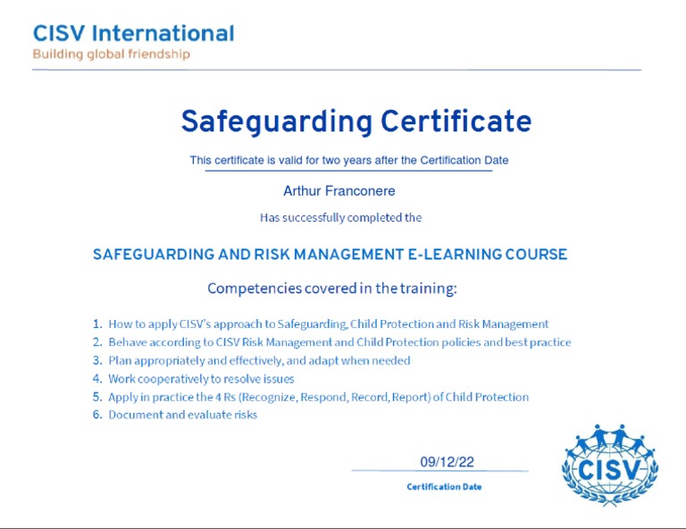 CISV_Safeguarding | PDF