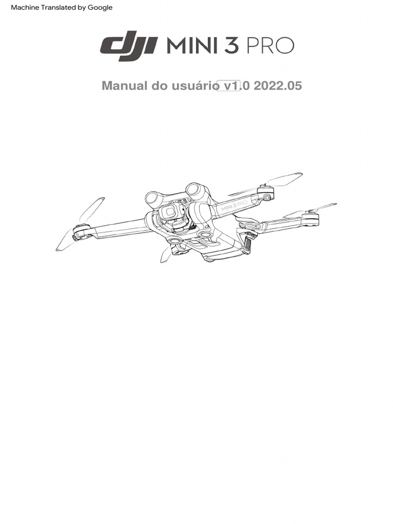 7 Manual Do Usuário Dji Mini 3 Pro Português | PDF | Aeronave | Wi-Fi