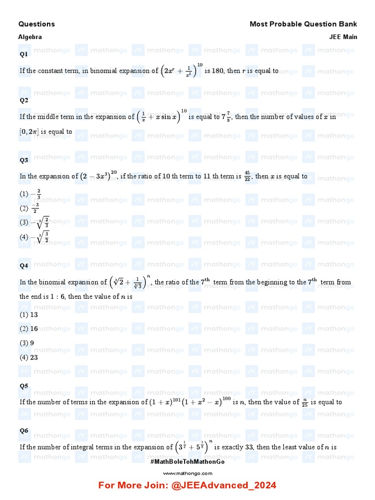 (QS) Algebra | PDF | Matrix (Mathematics) | Equations