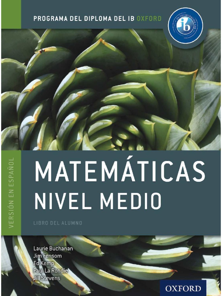 Matematica NM ESPAÑOL IB Oxford | PDF