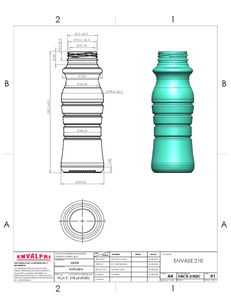 2envase 210ML Chiveria | PDF