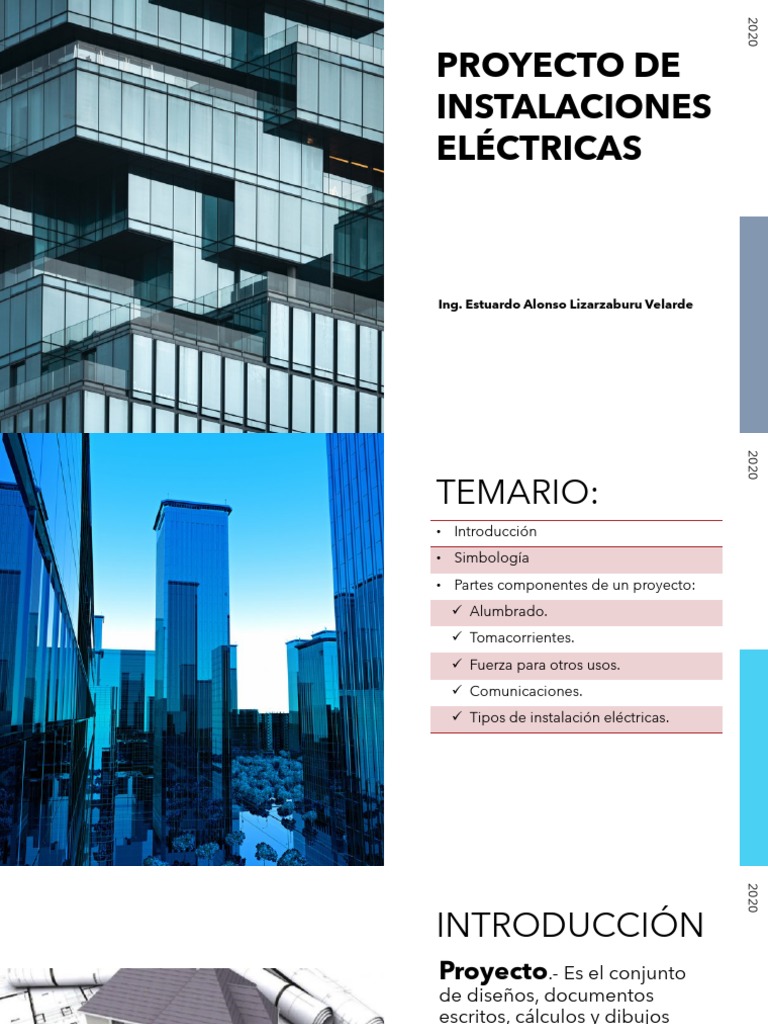 Clase 6 - Proyecto de Instalaciones Eléctricas | PDF | Ingenieria Eléctrica | Cableado eléctrico