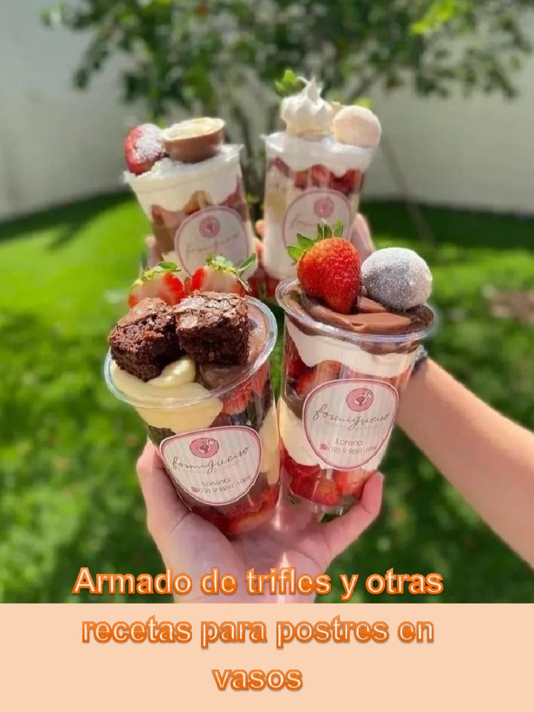Trifles, Shot o Copos de La Felicidad | PDF | Merengue | Crema