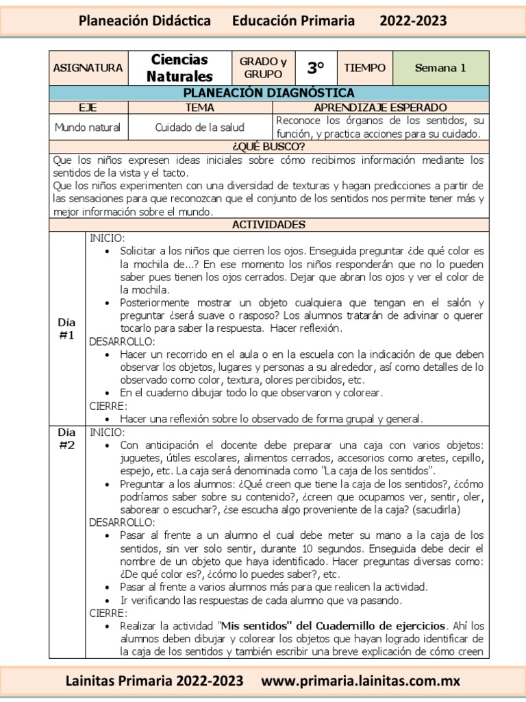 Septiembre - 3er Grado Ciencias Naturales (2022-2023) | PDF | Alimentos ...