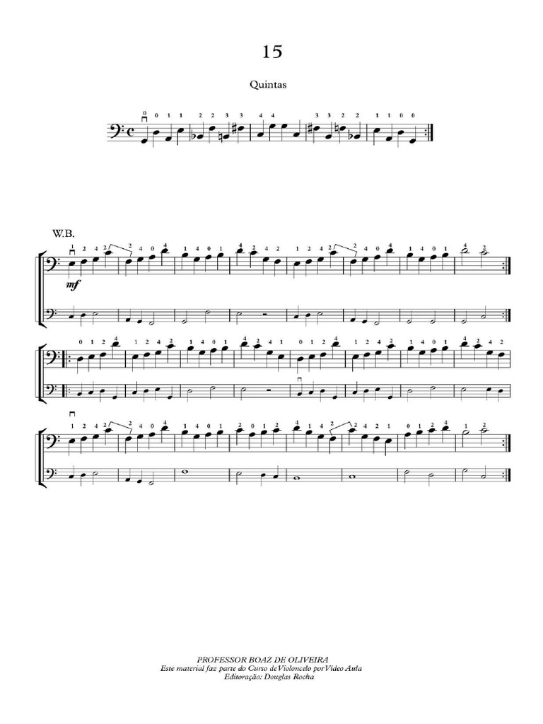 Lição 15 - Método Dotzauer | PDF