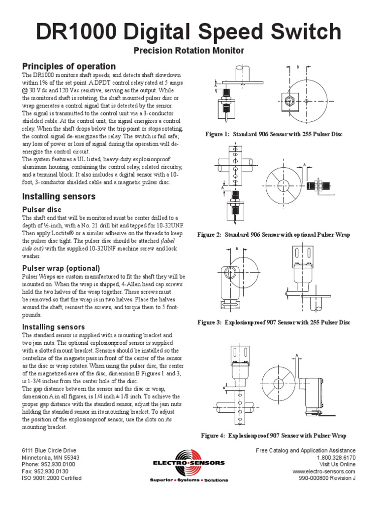 DR1000 Installation Instruction Rev J | PDF | Relay | Amplifier