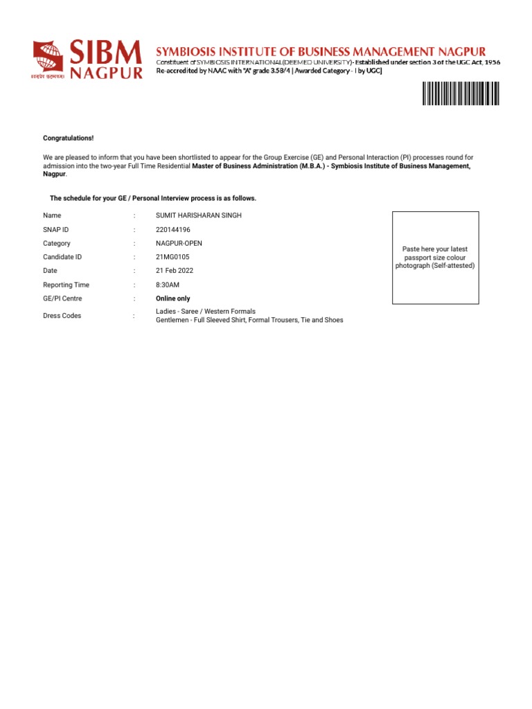 Snap Call Letter | PDF | Identity Document | Government