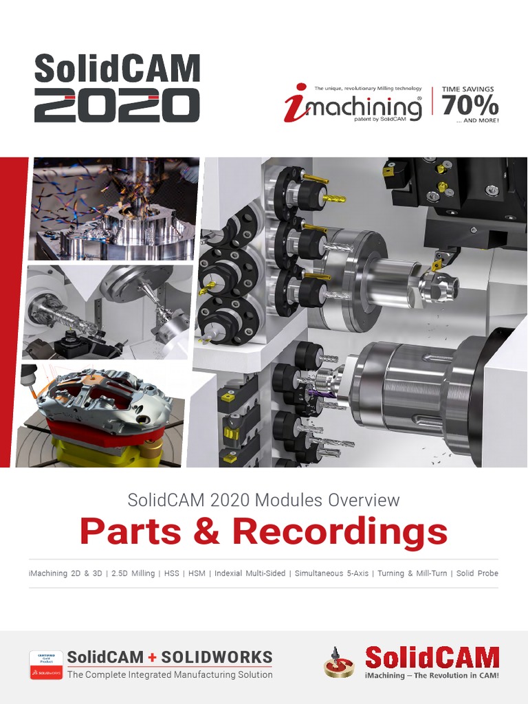 SolidCAM 2020 Modules Overview | PDF | Machining | Drilling
