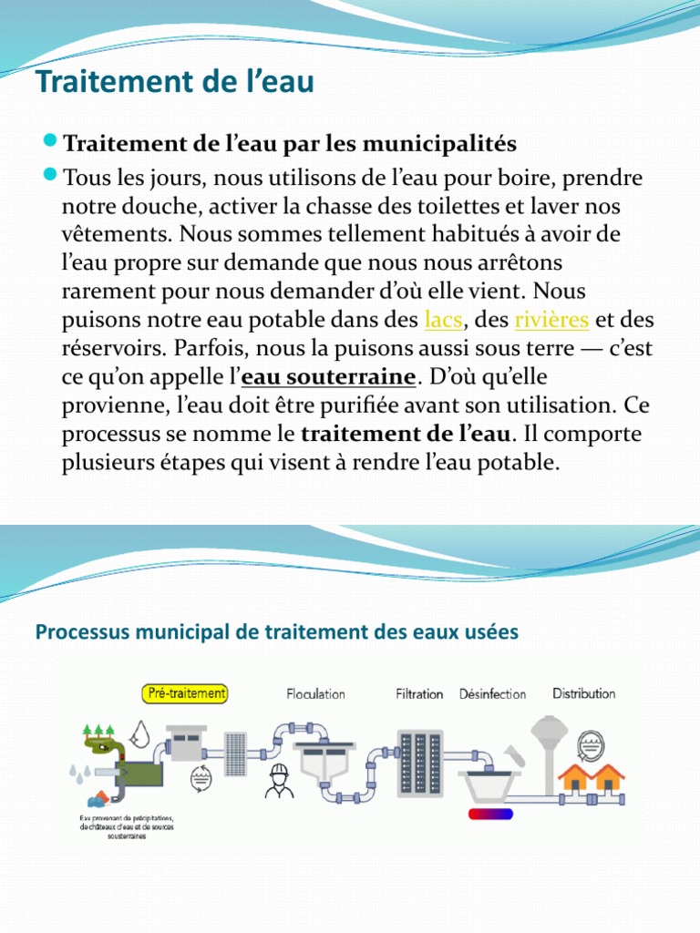 Traitement de L'eau | PDF | Épuration des eaux | Technologie ...