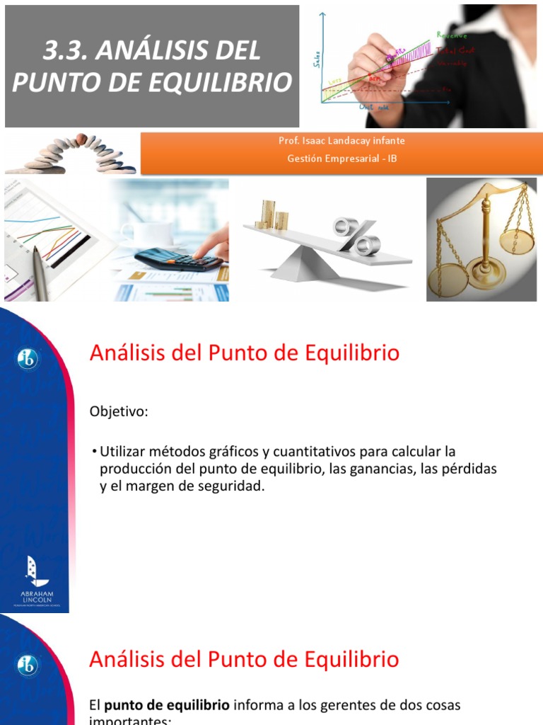 3.3. AnÃ¡Lisis Del Punto de Equilibrio | PDF | Precios | Economias