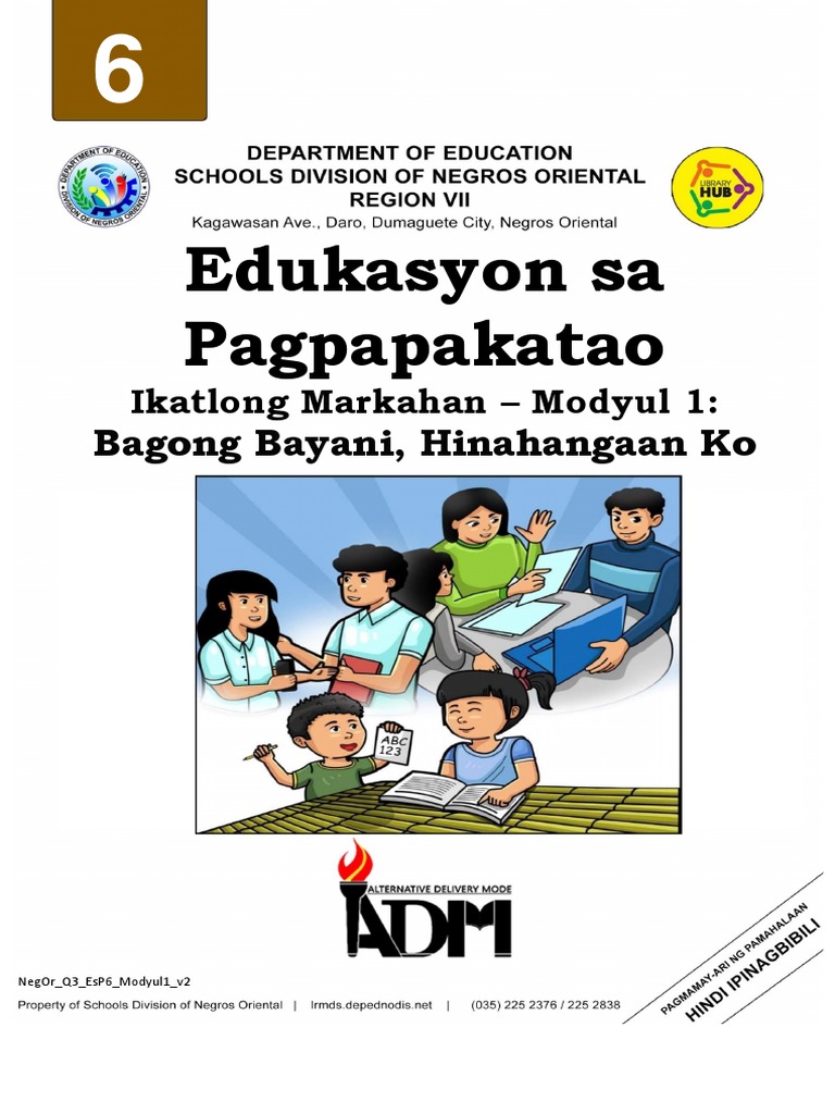 NegOr Q3 EsP6 Modyul1 v2 | PDF