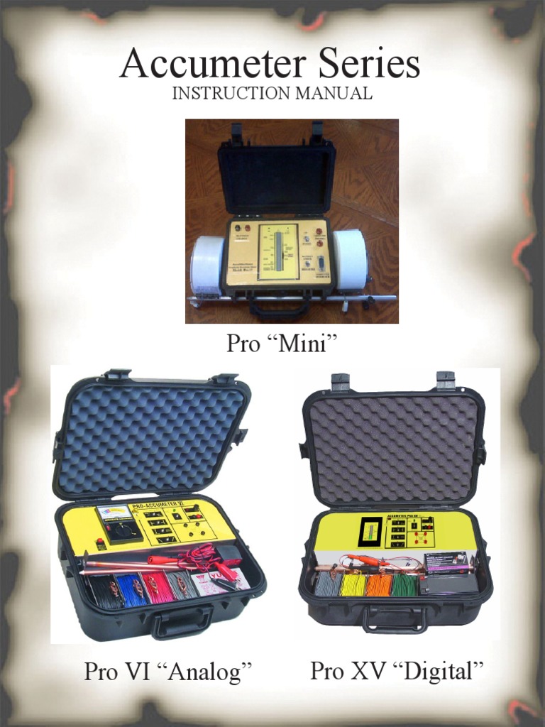 Accumeter Series Operating Guide | PDF | Electrical Resistance And ...