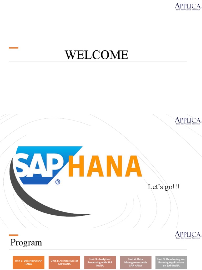 02 Sap Ha100 | PDF | Databases | Computer Data Storage