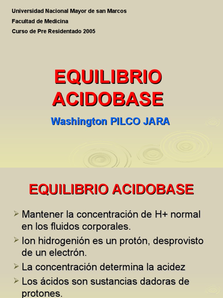 Acido Base | PDF | Solución tampón | Ácido