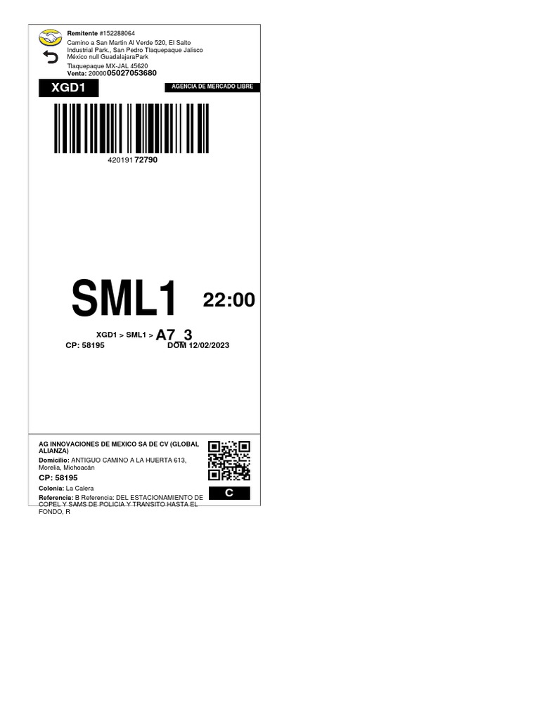 Shipment Labels 230204074534 | PDF