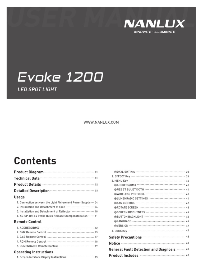 Evoke 1200 - Manual | PDF | Power Supply | Electrical Connector