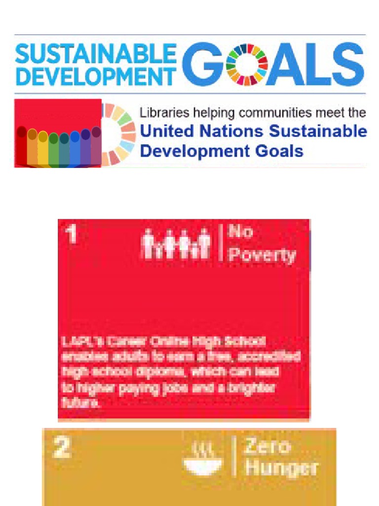 UN Sustainable Development Goals | PDF