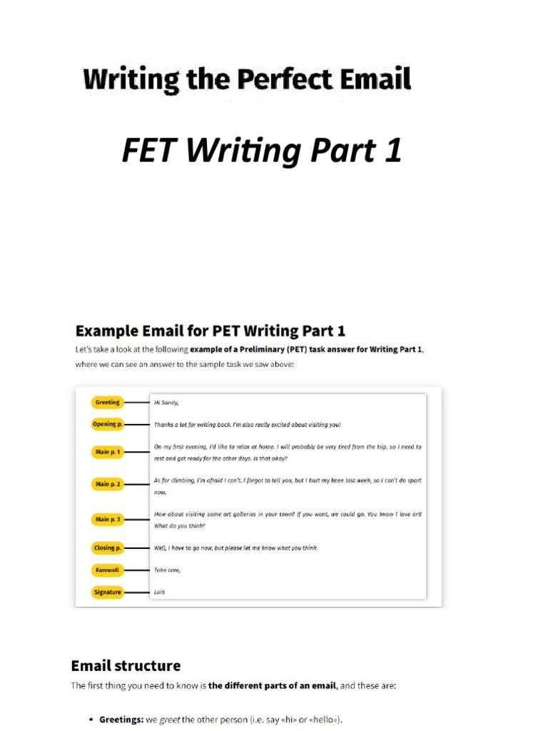 FET Writing Part 1 | PDF