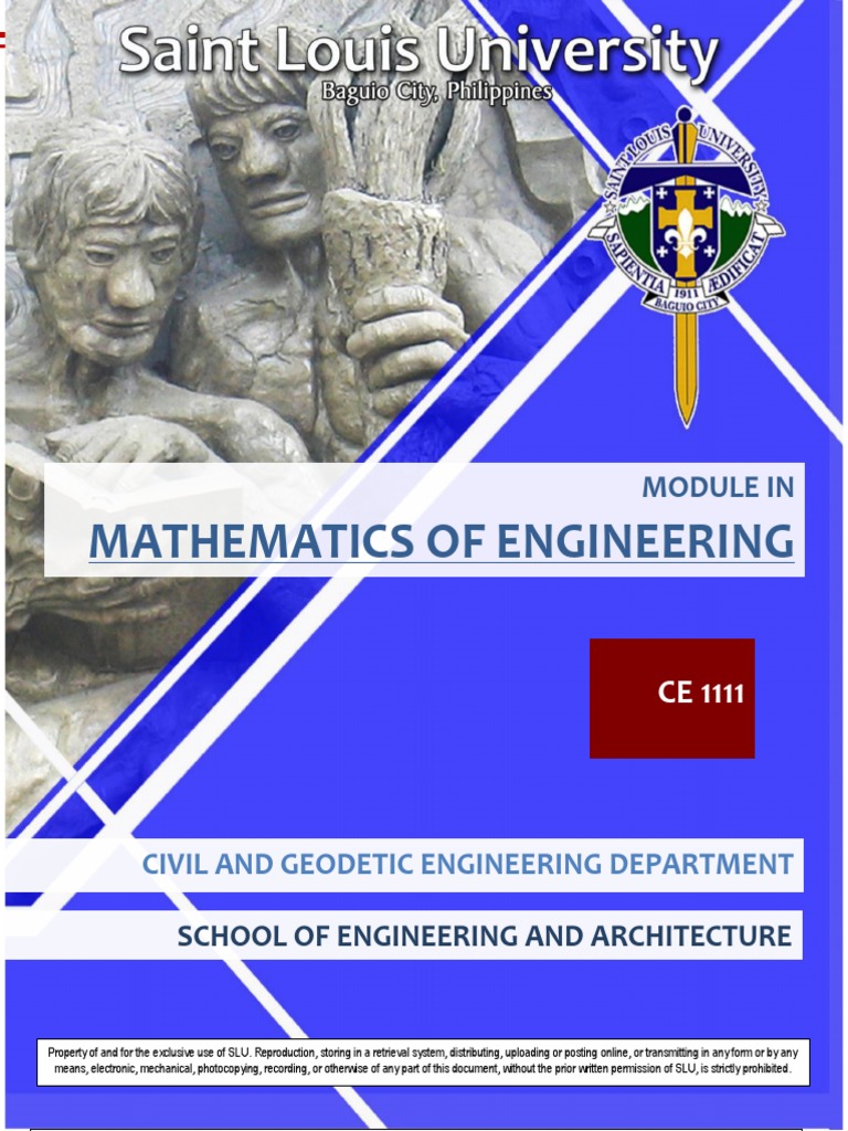 CE 1111 - Mathematics of Engineering | PDF | Complex Number | Equations