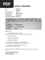 Gerundio - Ejercicio | PDF