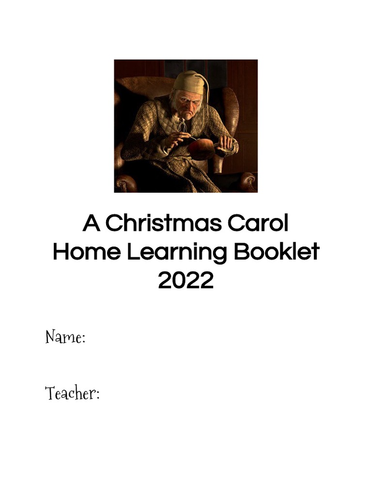 A Christmas Carol Home Learning Guide | PDF | A Christmas Carol ...