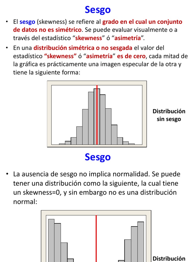 06 EstDesc Sesgo y Kurtosis | PDF | Estadísticas | Teoría estadística
