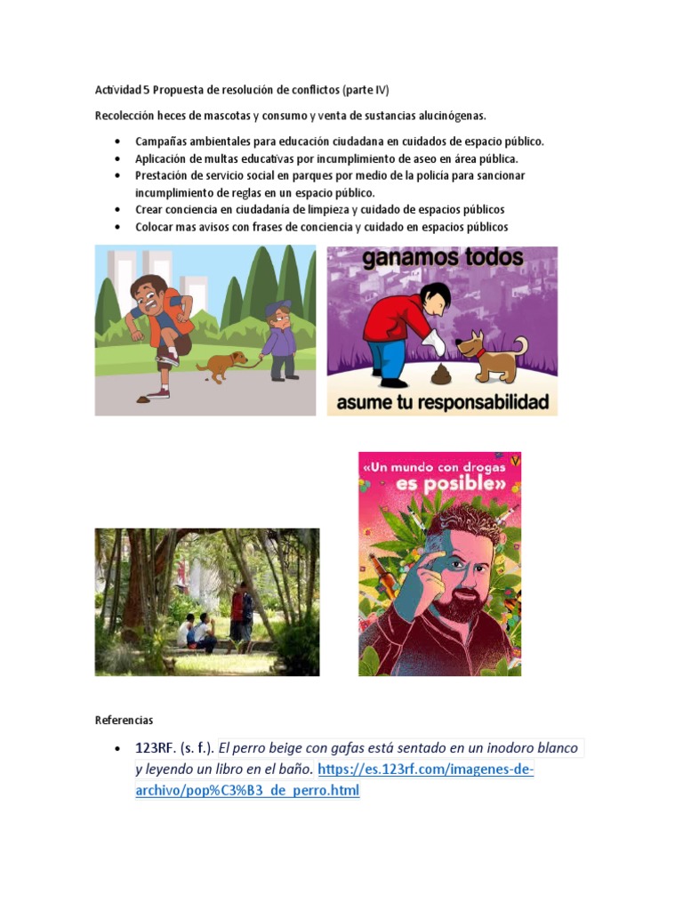 Actividad 5 Propuesta de resolución de conflictos | PDF