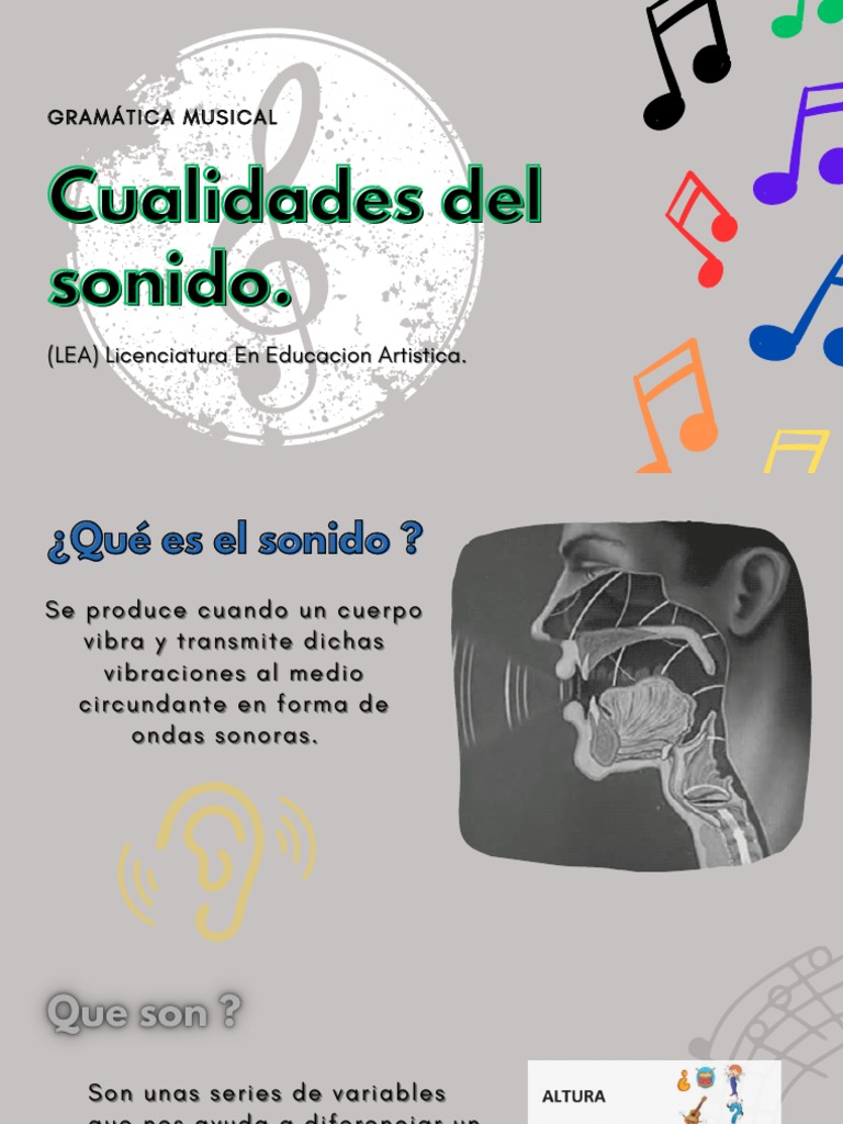 Cualidades Del Sonido | PDF