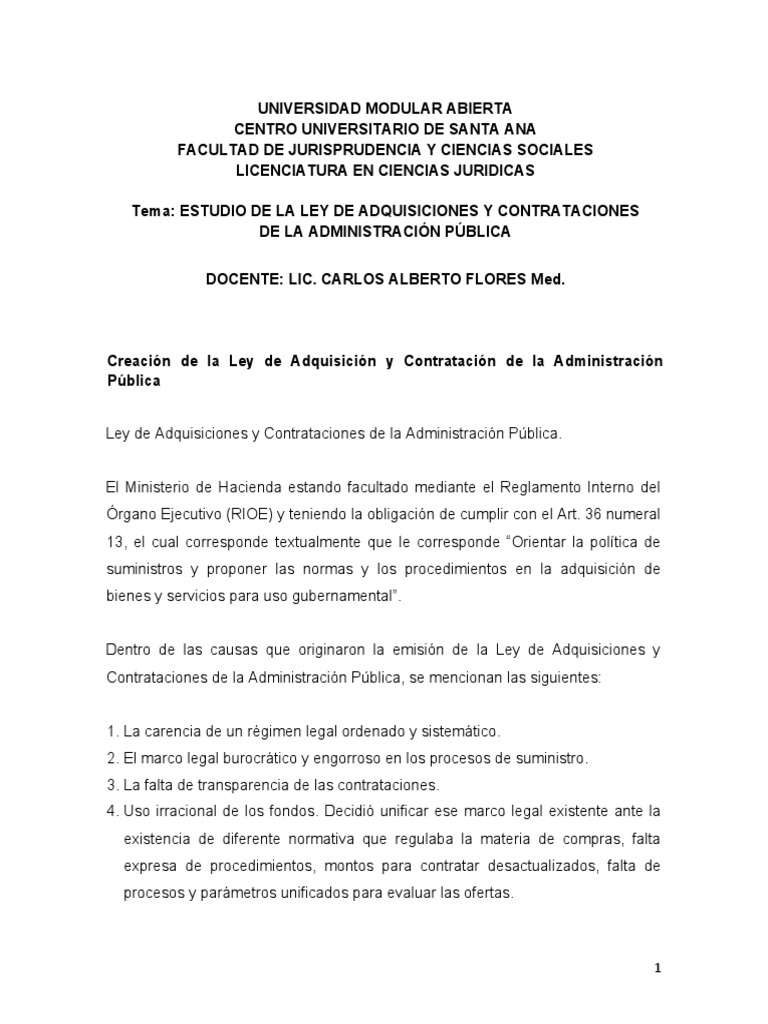 Separata de Estudio Sobre La Lacap | PDF | Presupuesto | Calidad ...