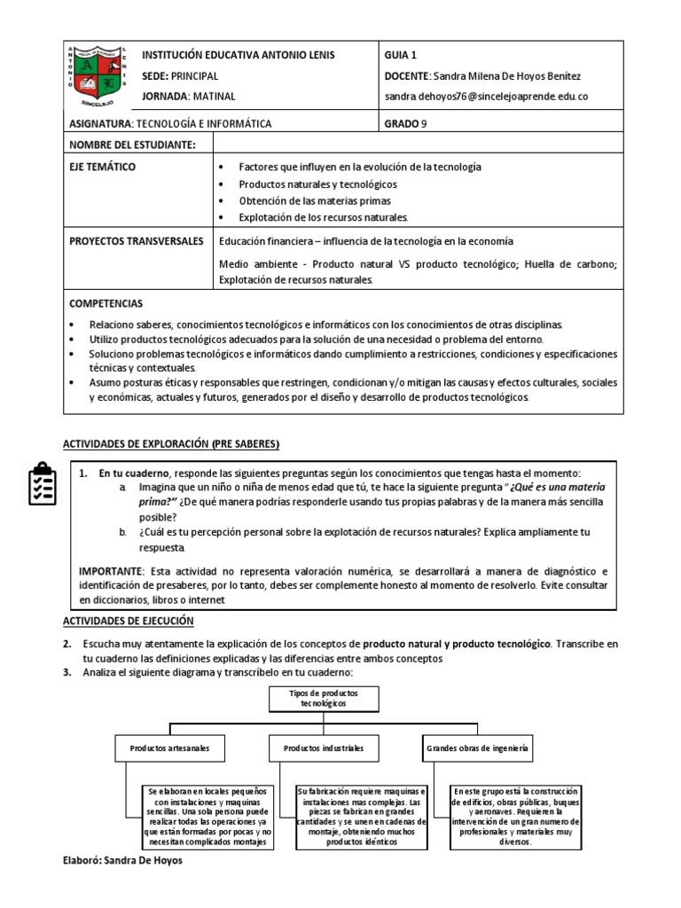 Guia 1 Tecnologia | PDF | Gases de efecto invernadero | Inteligencia ... Guia 1 Tecnologia | PDF | Gases de efecto invernadero | Inteligencia ...