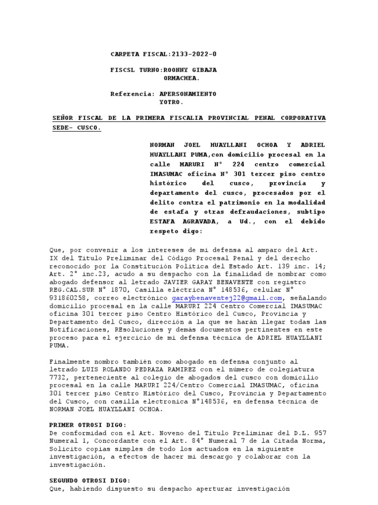 Estafa Agravada Paty-1 | PDF | Gobierno | Justicia